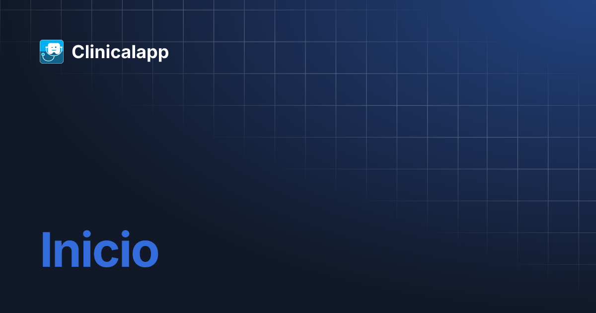 Inicio | Clinicalapp
